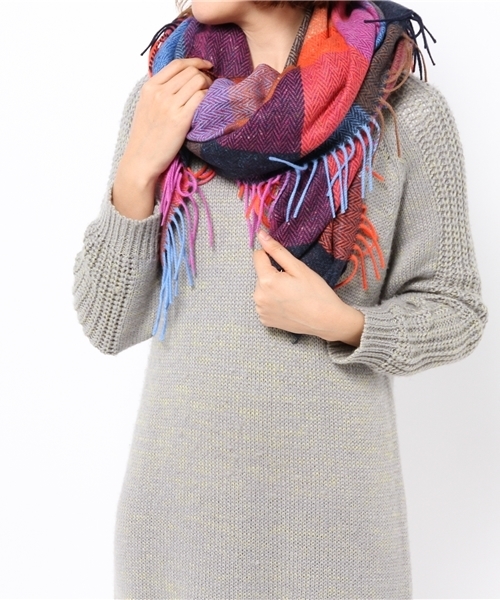 SHIPS（シップス）の「AVOCA: DONEGAL TWEED スロー（ストール/ショール）」 - WEAR