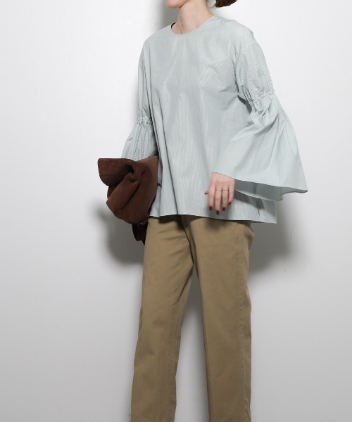 Bell sleeve blouse store
