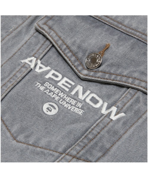 AAPE BY A BATHING APE（エーエイプバイアベイシングエイプ）の「AAPE NOW DENIM JACKET（デニムジャケット ...