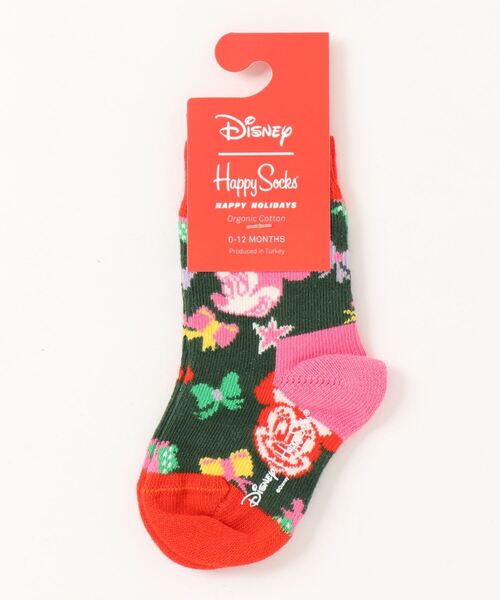 【セール】【Limited】Happy Socks × Disney Happy Minnie Sock キッズソックス12217023 ...
