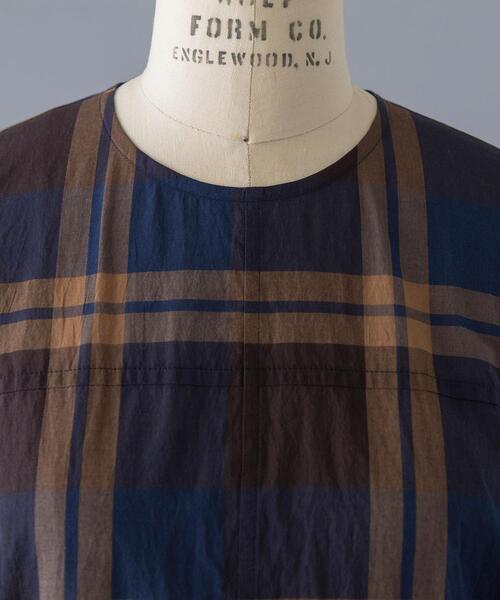 BLAMINK（ブラミンク）の「 R CO CHK CN RBN/SL ワンピース（ワンピース）」 - WEAR