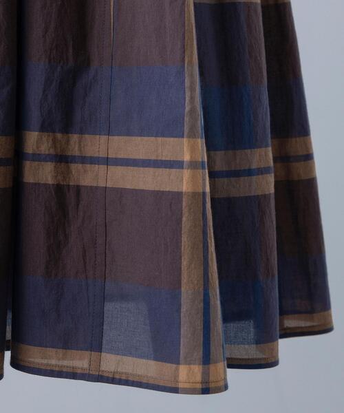 BLAMINK（ブラミンク）の「 R CO CHK CN RBN/SL ワンピース（ワンピース）」 - WEAR