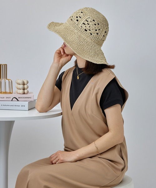 SETUP7（セットアップセブン）の「【SETUP7】クロシェ編みハンドメイドハット SNBD（ハット）」 - WEAR