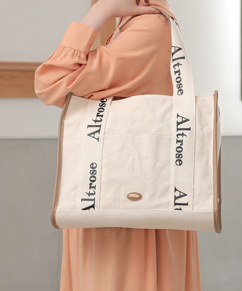 ALTROSE（アルトローズ）の「ロゴテープ キャンバストート リリーL（トートバッグ）」 - WEAR