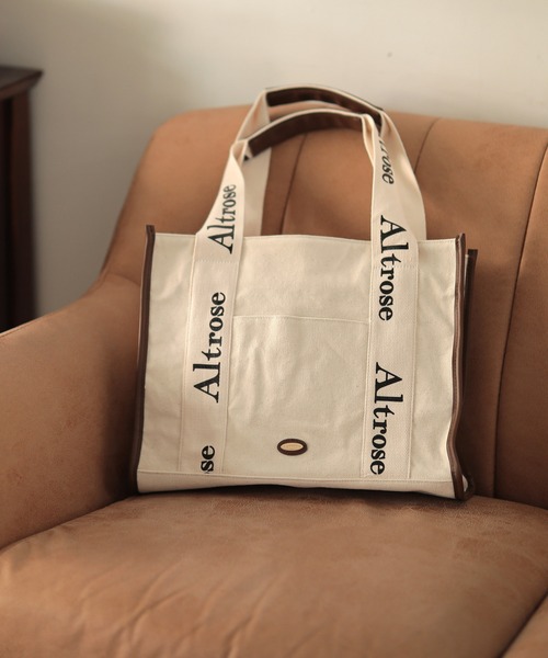 ALTROSE（アルトローズ）の「ロゴテープ キャンバストート リリーL（トートバッグ）」 - WEAR