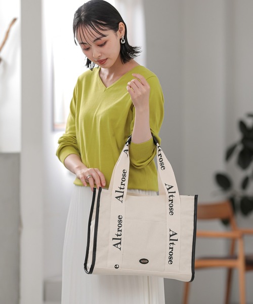 ALTROSE（アルトローズ）の「ロゴテープ キャンバストート リリーL（トートバッグ）」 - WEAR
