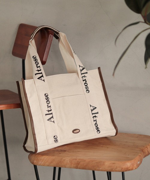 ALTROSE（アルトローズ）の「ロゴテープ キャンバストート リリーL（トートバッグ）」 - WEAR