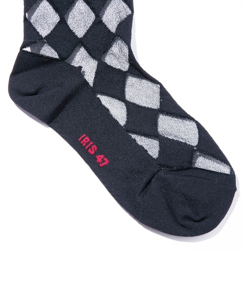IRIS47（イリスフォーセブン）の「【IRIS 47】checker socks SO3（ソックス/靴下）」 - WEAR
