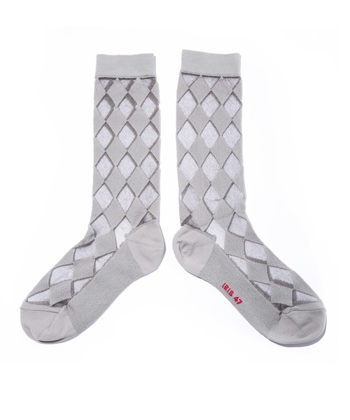 IRIS47（イリスフォーセブン）の「【IRIS 47】checker socks SO3（ソックス/靴下）」 - WEAR