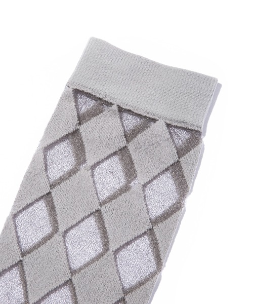 IRIS47（イリスフォーセブン）の「【IRIS 47】checker socks SO3（ソックス/靴下）」 - WEAR