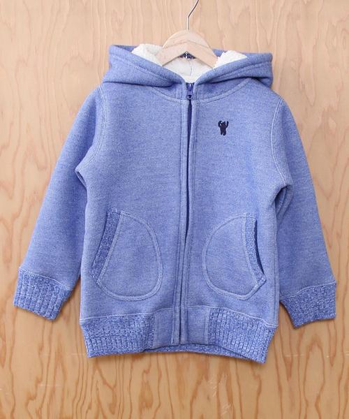 coen（コーエン）の「【coen kids】裏ボアジップパーカー(100～150cm)（パーカー）」 - WEAR