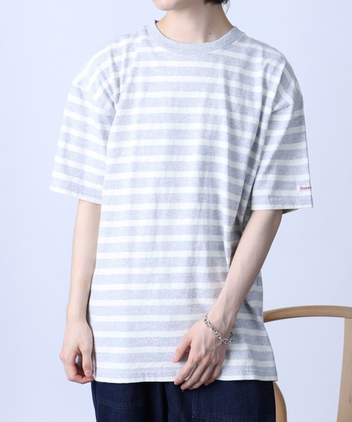 Goodwear（グッドウェア）の「【GOODWEAR】USA COTTON ヘビーウェイトボーダーTEE 2W7-13216（Tシャツ ...