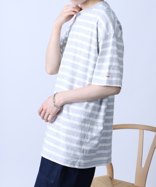 Goodwear（グッドウェア）の「【GOODWEAR】USA COTTON ヘビーウェイトボーダーTEE 2W7-13216（Tシャツ ...