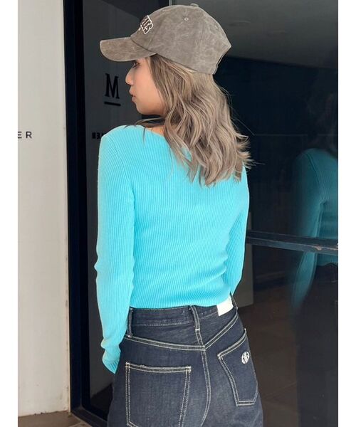 GYDA（ジェイダ）の「GYGYエンボスニットトップス（ニット/セーター）」 - WEAR