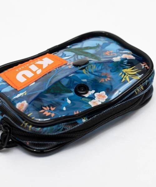 KiU（キウ）の「KiU/キウ PVC クリアポーチM ブラック K340-205（ポーチ）」 - WEAR