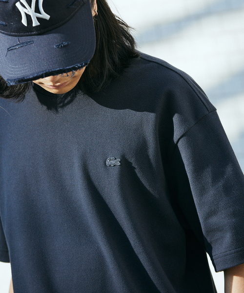 LACOSTE（ラコステ）の「LACOSTE × JS / 別注 HEAVY PIQUE C/N Tシャツ（Tシャツ/カットソー）」 - WEAR
