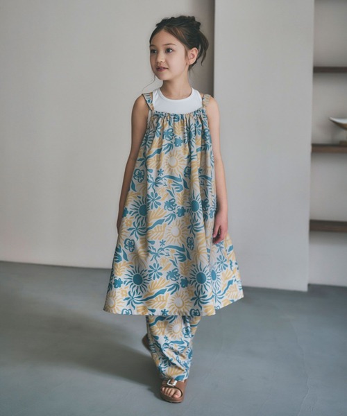 AJUGA.（アジュガ）の「【近藤千尋さんコラボ】アソートリラックスワンピ(AJUGA.x BAYFLOW)(KIDS)（ワンピース）」 - WEAR