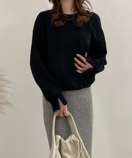 JUNOAH（ジュノア）の「カフススリットスウェット（スウェット）」 - WEAR