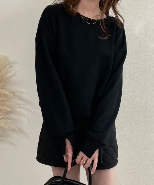 JUNOAH（ジュノア）の「カフススリットスウェット（スウェット）」 - WEAR