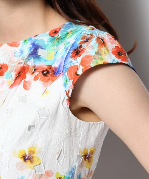 TOCCA（トッカ）の「FLOWER ON LACEドレス（ワンピース）」 - WEAR