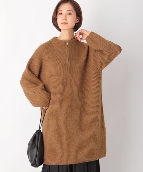 LEPSIM（レプシィム）の「5GアゼハーフZIPチュニック 864986（チュニック）」 - WEAR