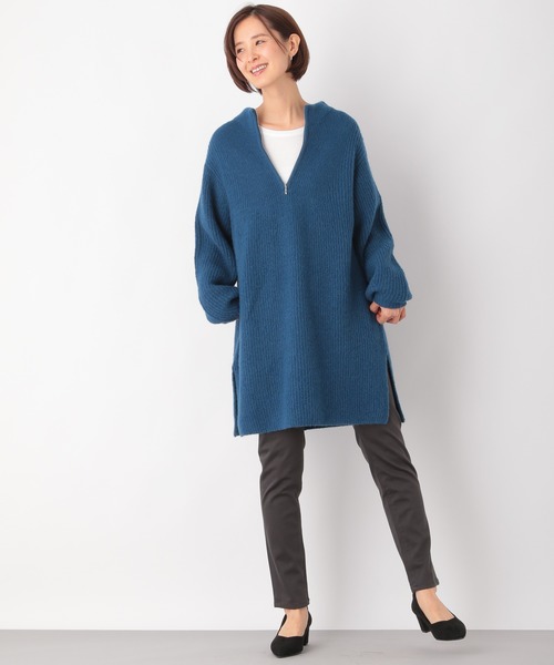 LEPSIM（レプシィム）の「5GアゼハーフZIPチュニック 864986（チュニック）」 - WEAR
