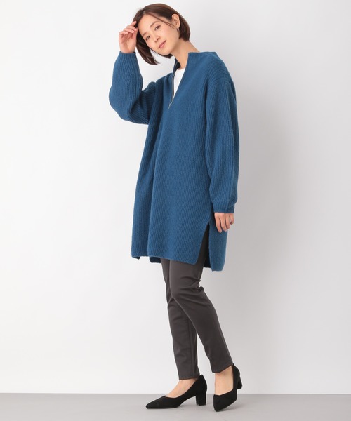 LEPSIM（レプシィム）の「5GアゼハーフZIPチュニック 864986（チュニック）」 - WEAR