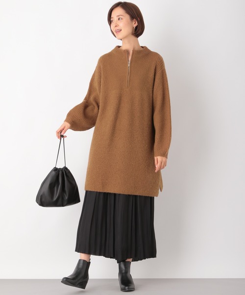 LEPSIM（レプシィム）の「5GアゼハーフZIPチュニック 864986（チュニック）」 - WEAR