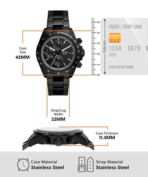 FOSSIL（フォッシル）の「フォッシル 腕時計 メンズ アナログ ステンレス BQ2875（アナログ腕時計）」 - WEAR