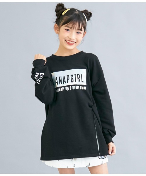 【セール】前スリットホログラムトップス（Tシャツ/カットソー）｜ANAP GiRL（アナップガール）のファッション通販 - ZOZOTOWN