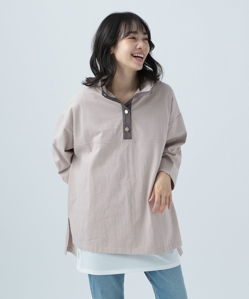 BAYFLOW（ベイフロー）の「ハーフアップロンT（Tシャツ/カットソー）」 - WEAR