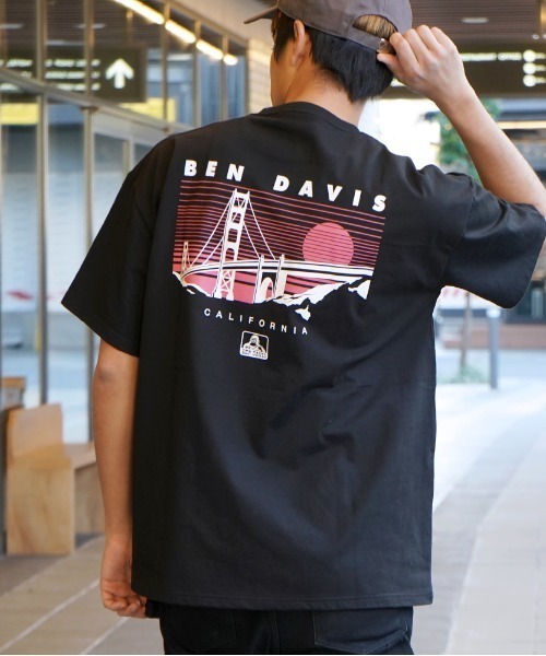 【セール】《BEN DAVIS》PRINT TEE/抗菌防臭 リサイクルコットン混（Tシャツ/カットソー）｜BEN DAVIS（ベンデイビス ...