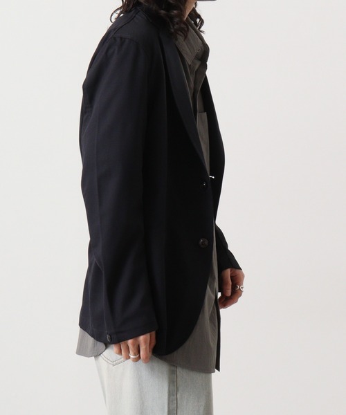 Ree&Mee（リーアンドミー）の「Ree&Mee ストレッチ T/R テーラードジャケット（テーラードジャケット）」 - WEAR