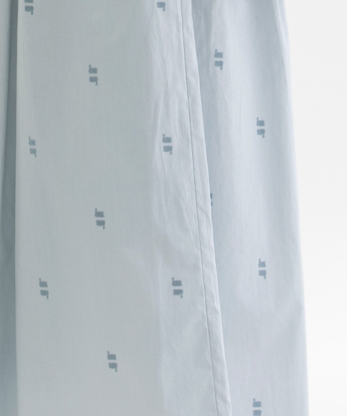 セール】フロッキースワンブロードタックキュロット（スカート）｜nop