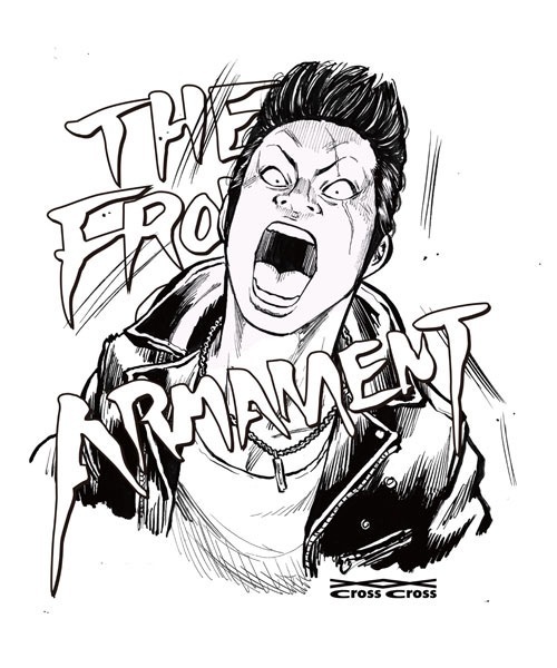 COLLARS（カラーズ）の「【CROWS&WORST】武田好誠CrossCrossTシャツ（Tシャツ/カットソー）」 - WEAR