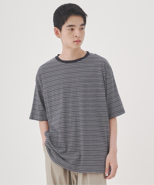 YOEL（ヨエル）の「YOEL - mulch border tee / マルチボーダーTシャツ（Tシャツ/カットソー）」 - WEAR