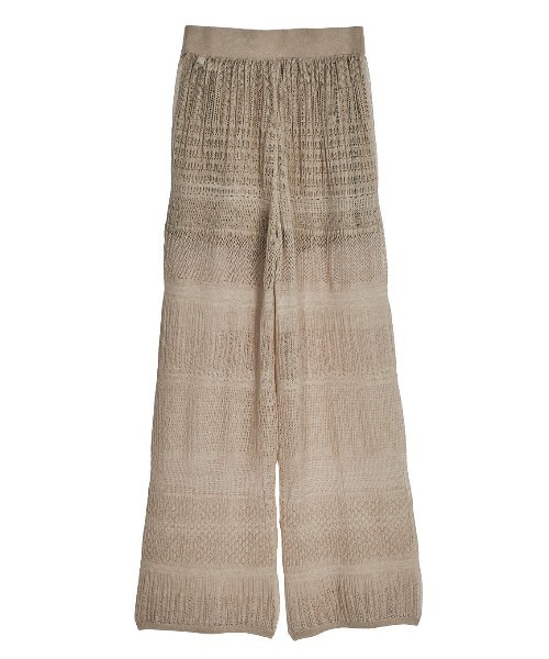 AMERI（アメリ）の「THIN LACE LIKE KNIT PANTS（その他パンツ）」 - WEAR