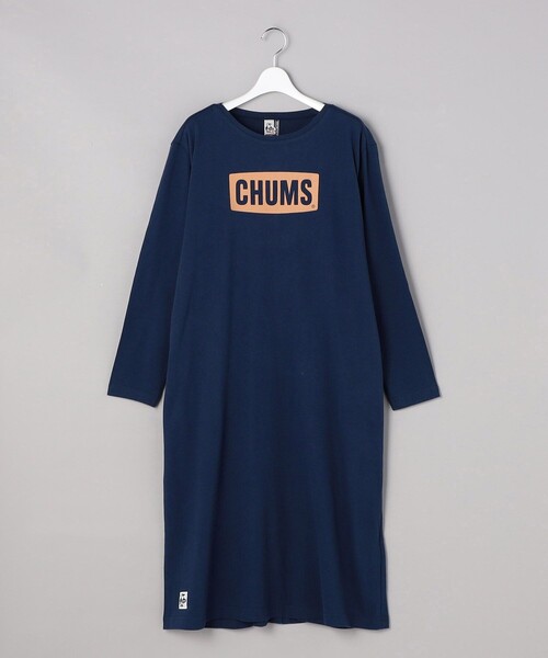 FREAK'S STORE（フリークスストア）の「【WEB限定】CHUMS/チャムス CHUMS Logo L/S T-Dress/チャムスロゴロングスリーブワンピース（ワンピース）」 - WEAR