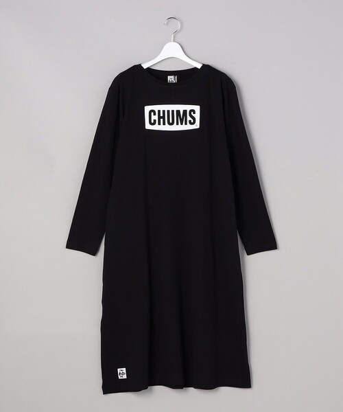 FREAK'S STORE（フリークスストア）の「【WEB限定】CHUMS/チャムス CHUMS Logo L/S T-Dress/チャムスロゴロングスリーブワンピース（ワンピース）」 - WEAR