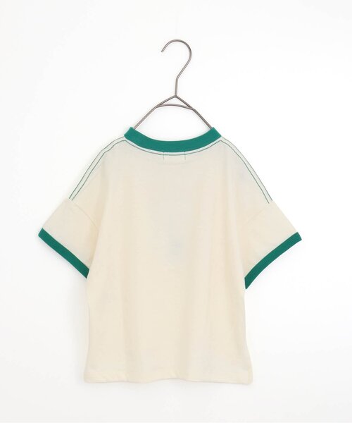 p.premier（ピードットプルミエ）の「【ジュニア対応】アイスちょーだいグラフィックリンガー半袖Tシャツ（Tシャツ/カットソー）」 - WEAR