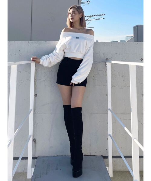 GYDA（ジェイダ）の「GYGYショートスウェットトップス（スウェット）」 - WEAR