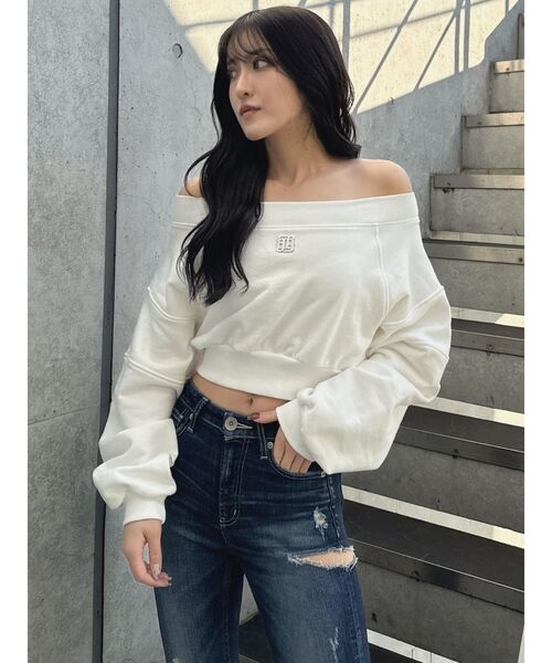 GYDA（ジェイダ）の「GYGYショートスウェットトップス（スウェット）」 - WEAR