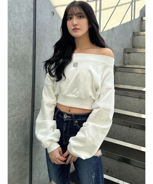 GYDA（ジェイダ）の「GYGYショートスウェットトップス（スウェット）」 - WEAR