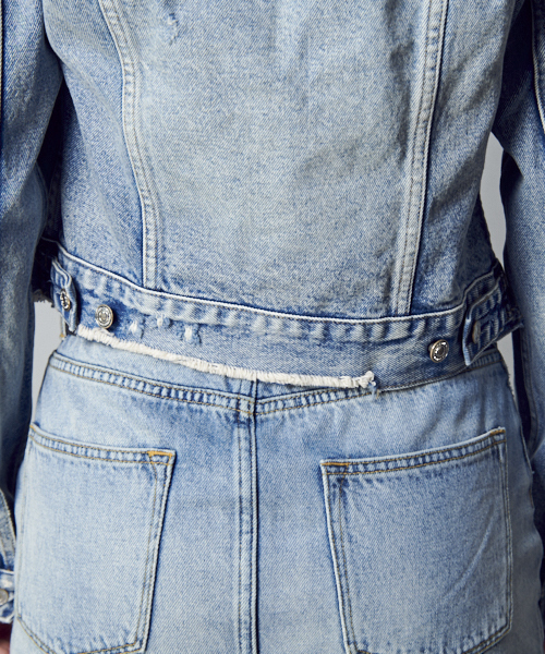 ALLSAINTS（オールセインツ）の「LEXI SNAP DENIM JACKET | ヴィンテージデニムジャケット（デニムジャケット ...