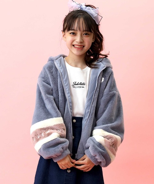 【セール】【VIVIAN BLUE】フェイクファーブルゾン（ブルゾン）｜VIVIAN BLUE（ビビアンブルー）のファッション通販 ...