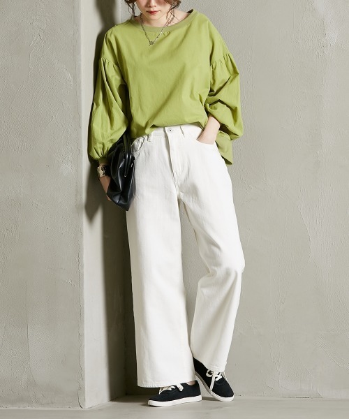 Soiunique（スワユニーク）の「綿100％ゆるシルエット超ワイドパンツ [Soiunique]（デニムパンツ）」 - WEAR