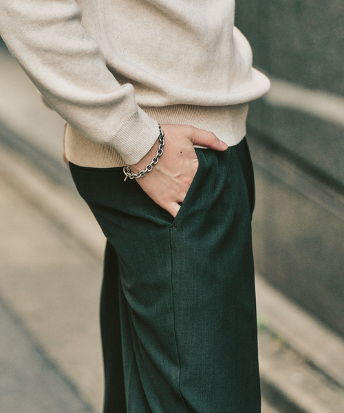 セール】”4WAYストレッチ” 1タックパンツ（スラックス）｜417 EDIFICE