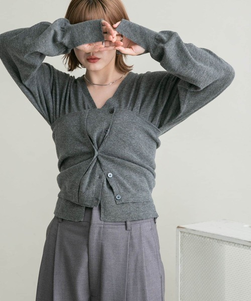 KBF（ケイビーエフ）の「マルチビスチェSETカーディガン（カーディガン/ボレロ）」 - WEAR