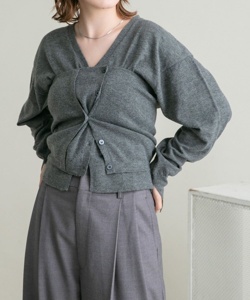 KBF（ケイビーエフ）の「マルチビスチェSETカーディガン（カーディガン/ボレロ）」 - WEAR