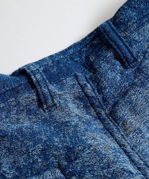 FDMTL（ファンダメンタル）の「FDMTL/ファンダメンタル/BORO JAQUARD WIDE PANTS RINSE（デニムパンツ）」 - WEAR